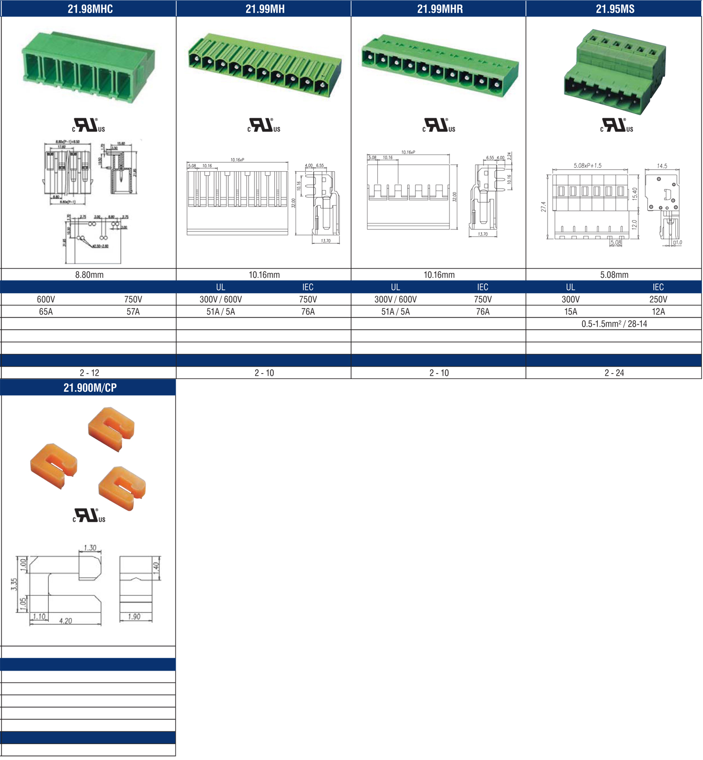 Pluggable Terminal Blocks - Header - Sonectrad-BRN